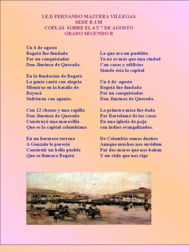 Coplas | PDF | Bogotá | Colombia