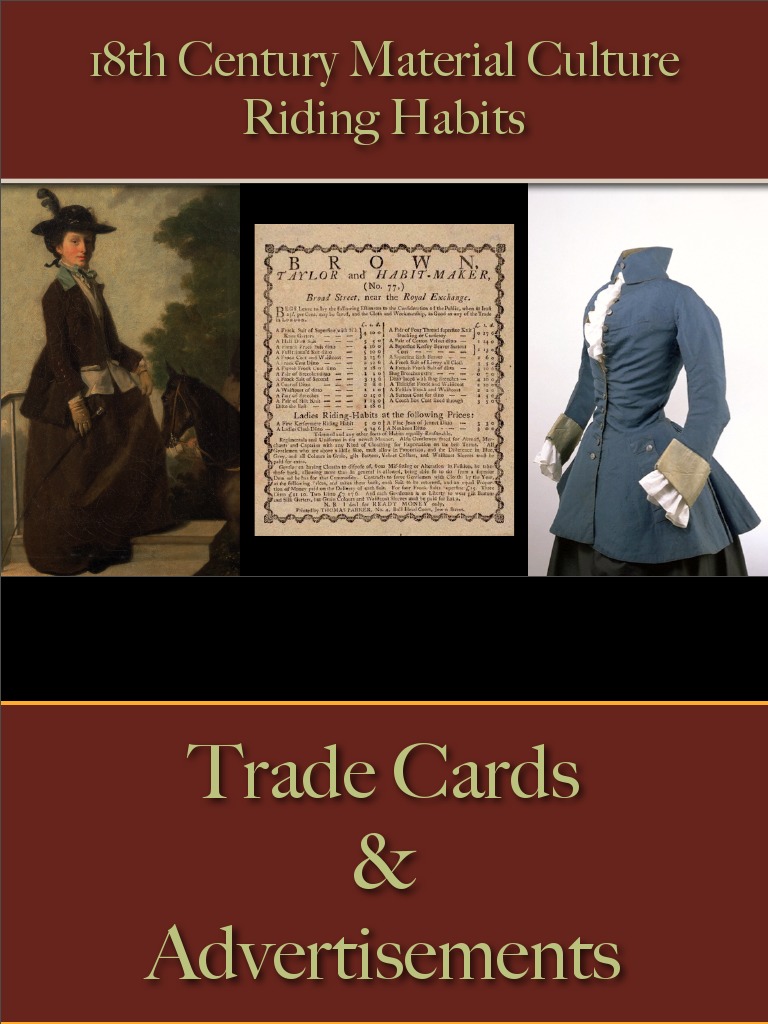 Clothing - Female - Riding Habits | PDF | Library And Museum