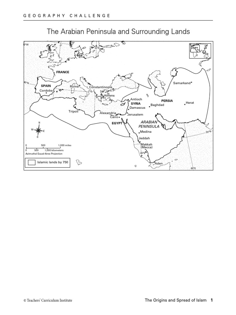 Spread of Islam Student Notebook | PDF | Arabian Peninsula | Mecca