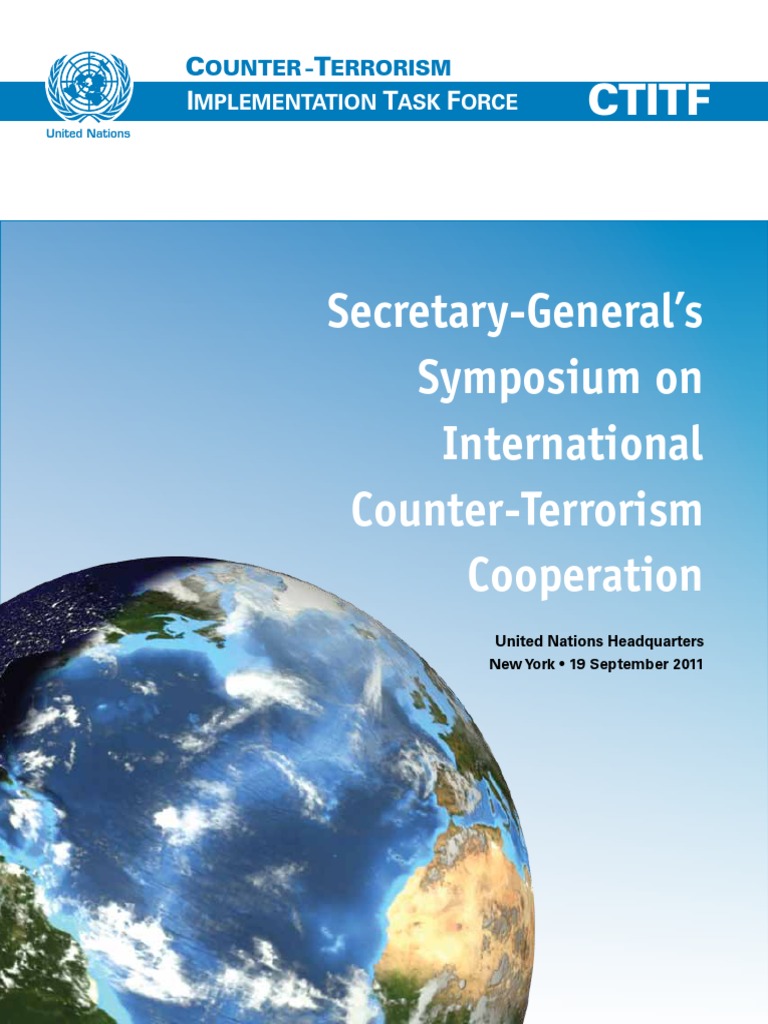 United Nations Secretary-General's Symposium On International Counter ...