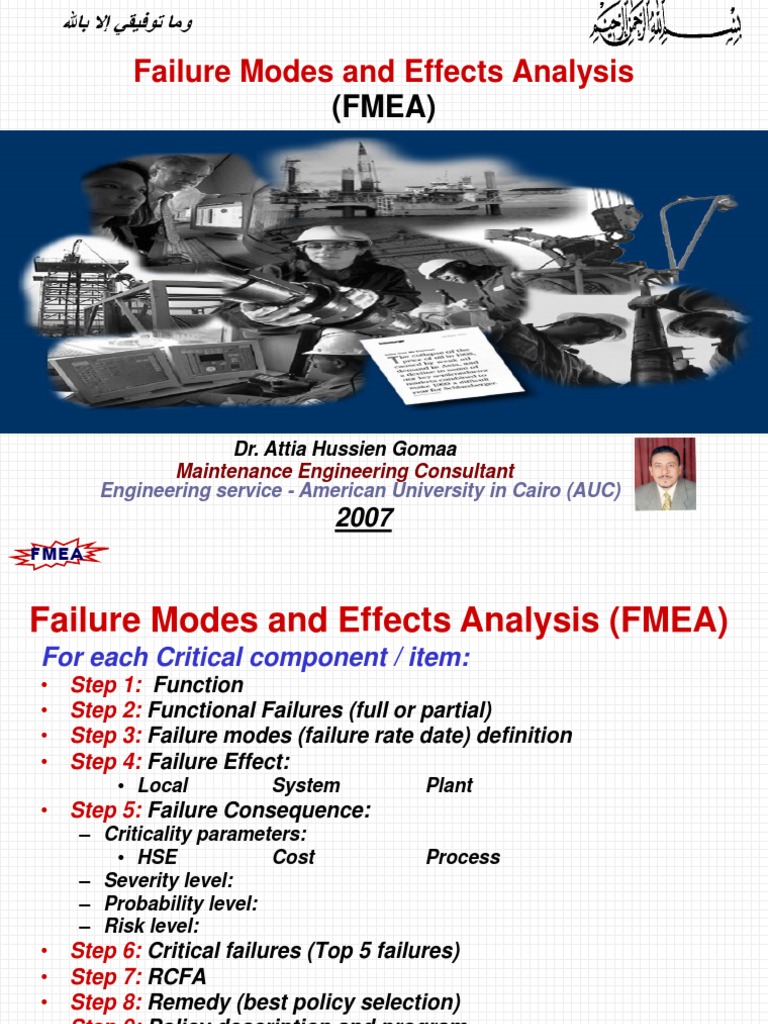 Failure Modes and Effects Analysis: (FMEA) | PDF | Bearing (Mechanical ...