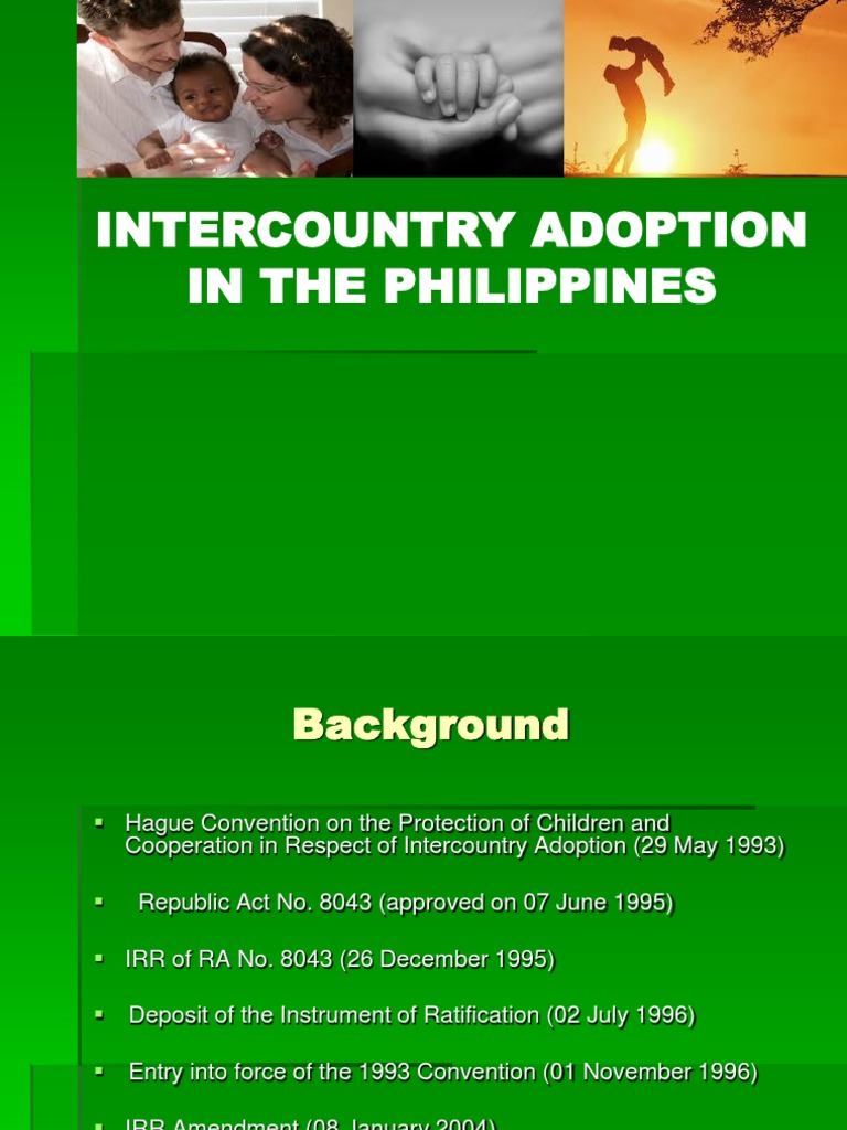 Intercountry Adoption in the Philippines | PDF