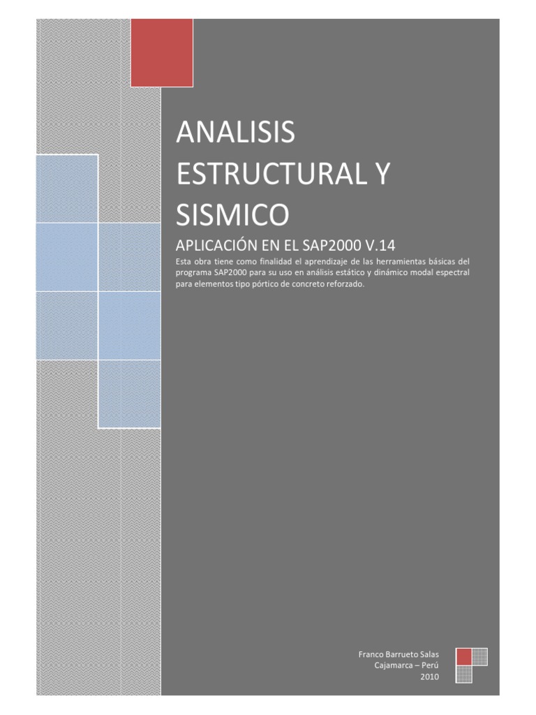 Manual Sap2000 v14 | PDF | Ventana (informática) | Herramientas