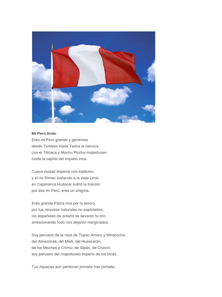 Mi Perú Lindo | PDF | Clásicos