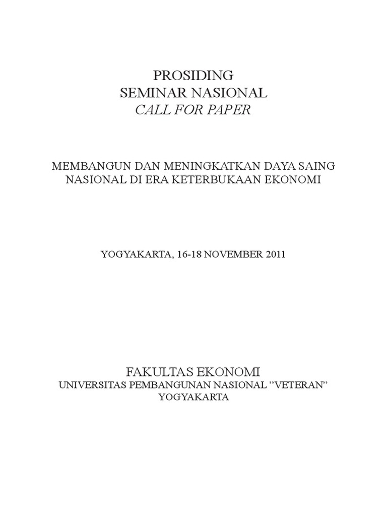 Proceeding Buku 3 | PDF