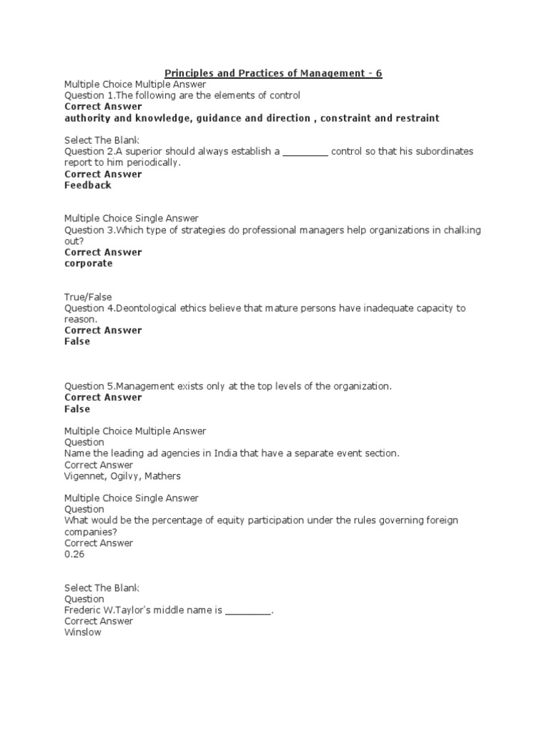 Question Bank On PPM | PDF | Multiple Choice | Retail