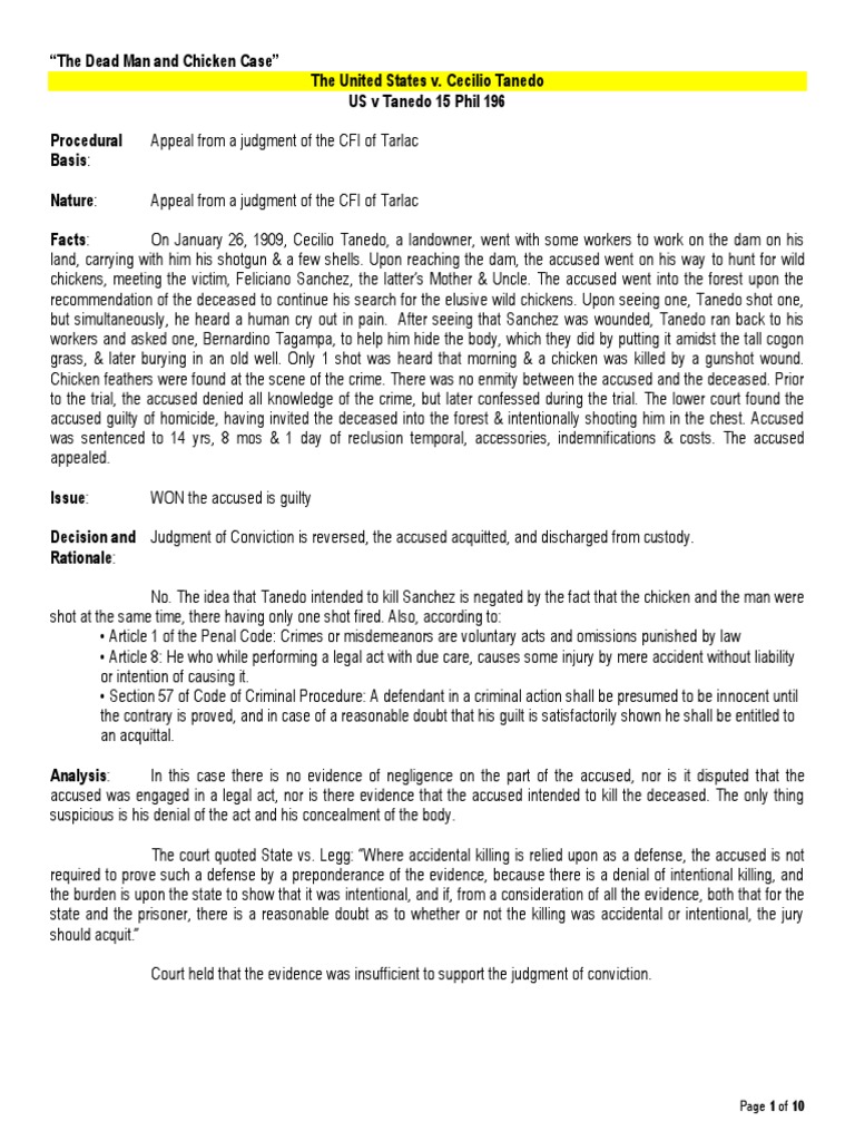 Criminal Law Case Digests.pdf | Evidence | Reasonable Doubt