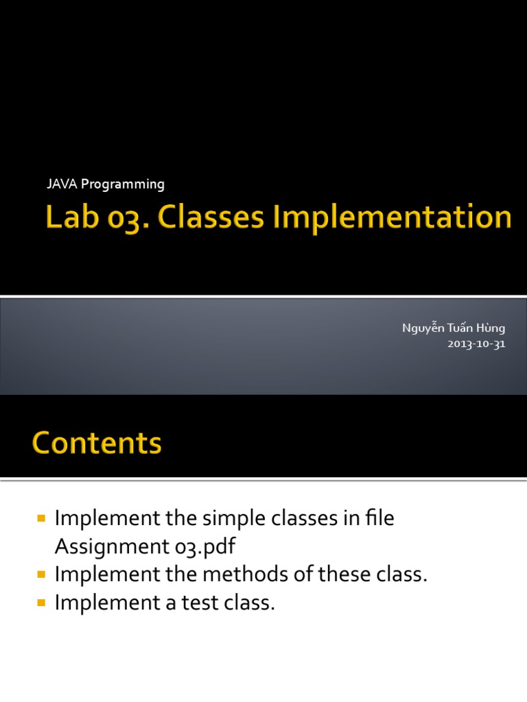 Lab Lecture 03 | PDF | Constructor (Object Oriented Programming ... Lab Lecture 03 | PDF | Constructor (Object Oriented Programming ...