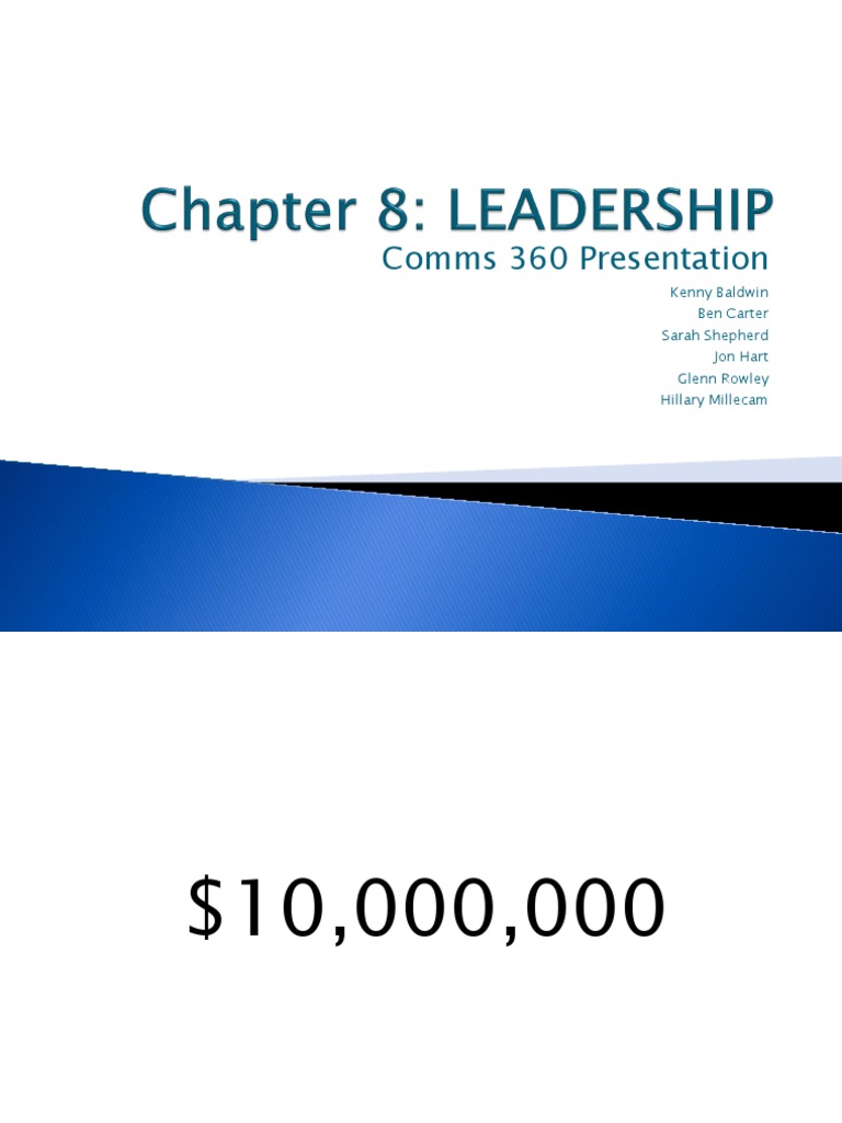 Comms 360 Chapter 8 Presentation | PDF | Power (Social And Political ...