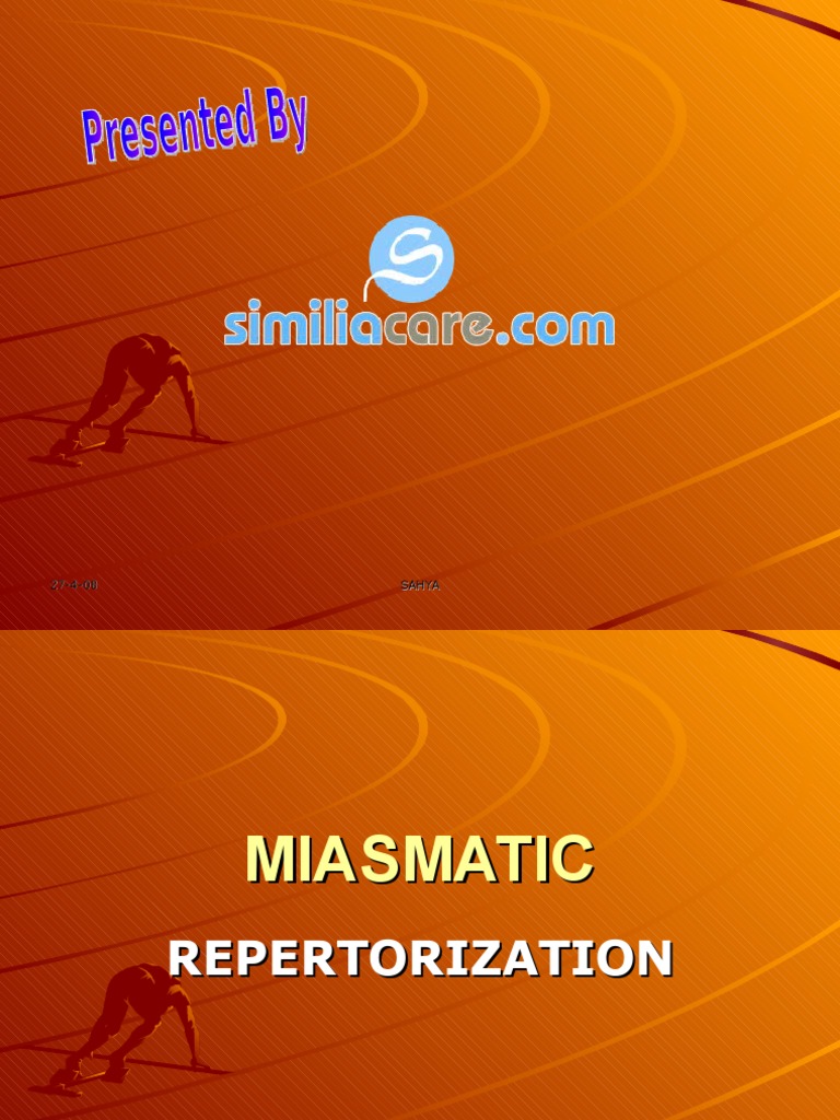 Homeopathy Repertorization Guide | PDF | Gene | Genetics