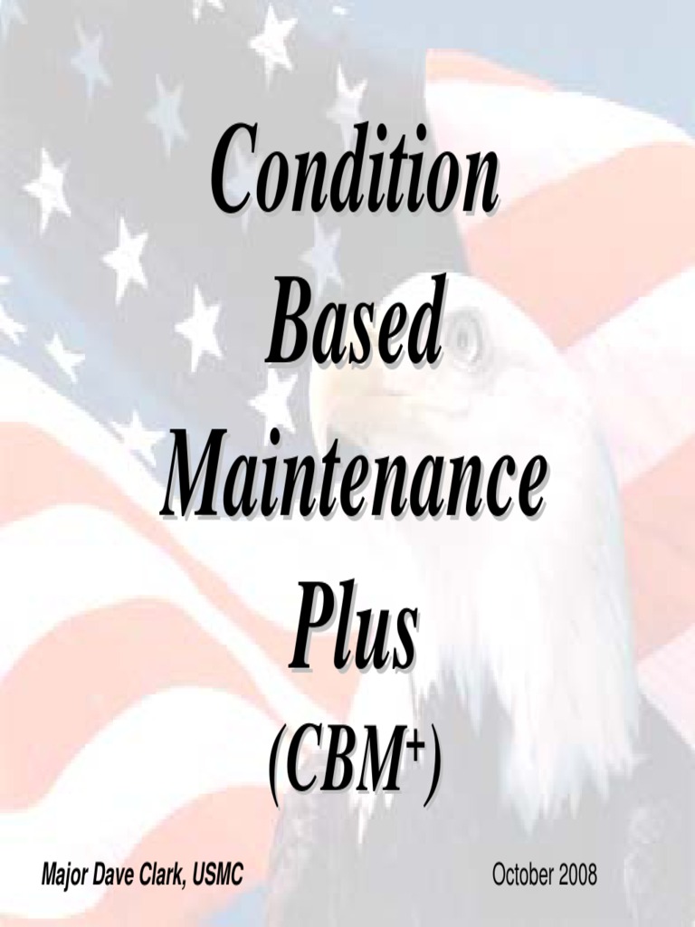Condition Based Maintenance Plus | PDF | Reliability Engineering | Business