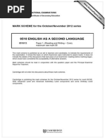 0500 First Language English Example Candidate Responses Booklet | PDF ...