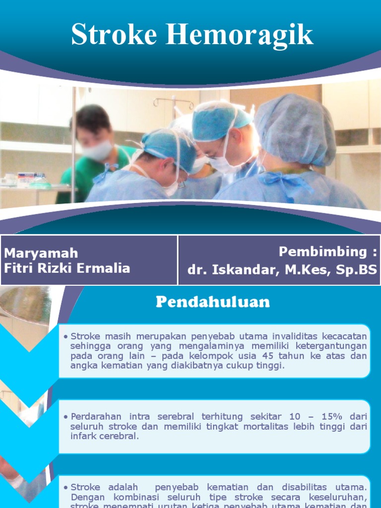 1 PPT Stroke Hemoragik Mary & Lya NEW | PDF