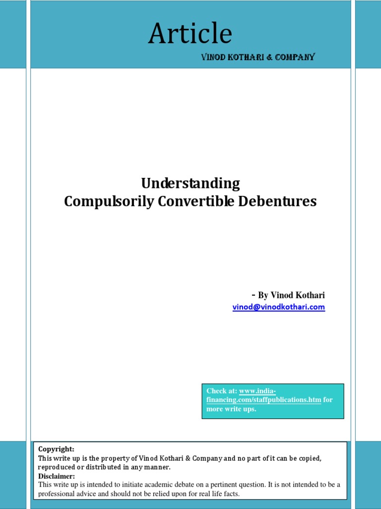 Understanding_Compulsory_Convertible_Debentures.pdf | Convertible Bond ...