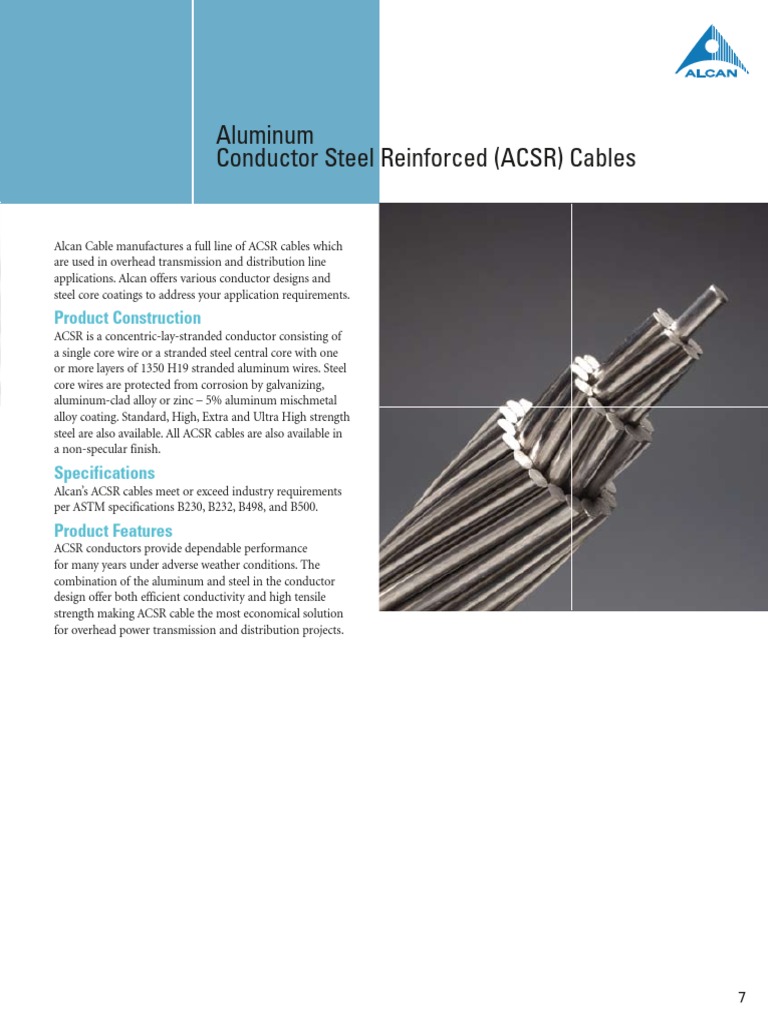 ACSR Resistance Chart PDF | PDF