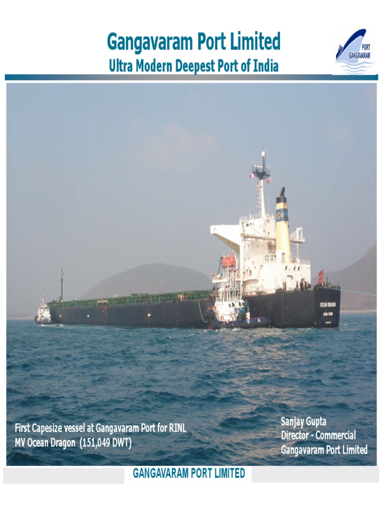 Gangavaram Port | PDF | Port | Cargo