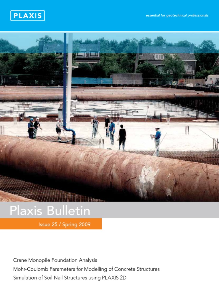 25 PLAXIS Bulletin | PDF | Deep Foundation | Bending