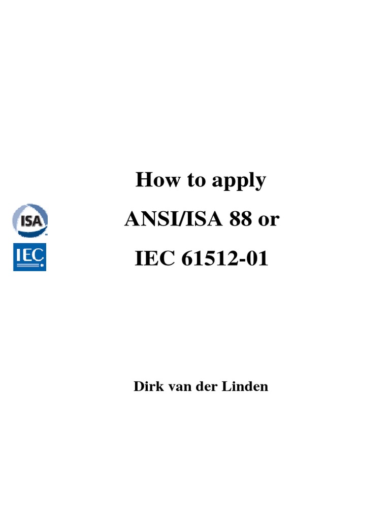 ISA88 How To Apply PDF | PDF | Scada | Scientific Method