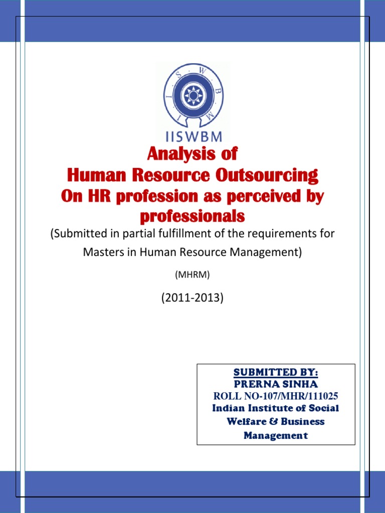 HR Outsourcing | PDF | Outsourcing | Recruitment