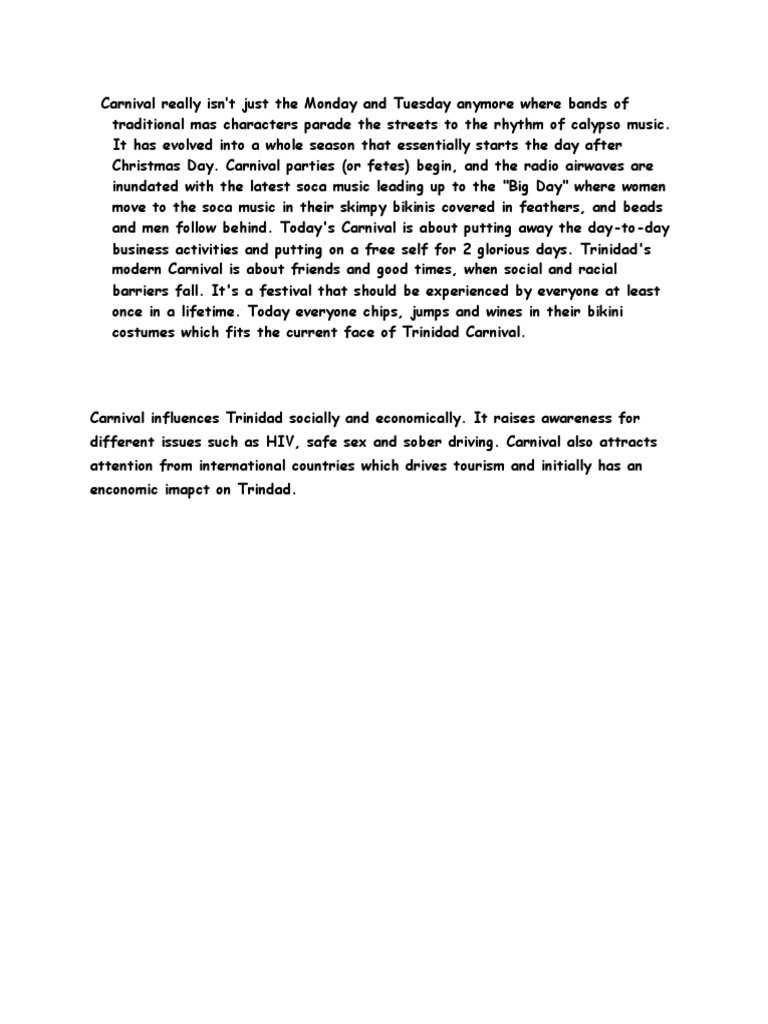 Carnival | PDF
