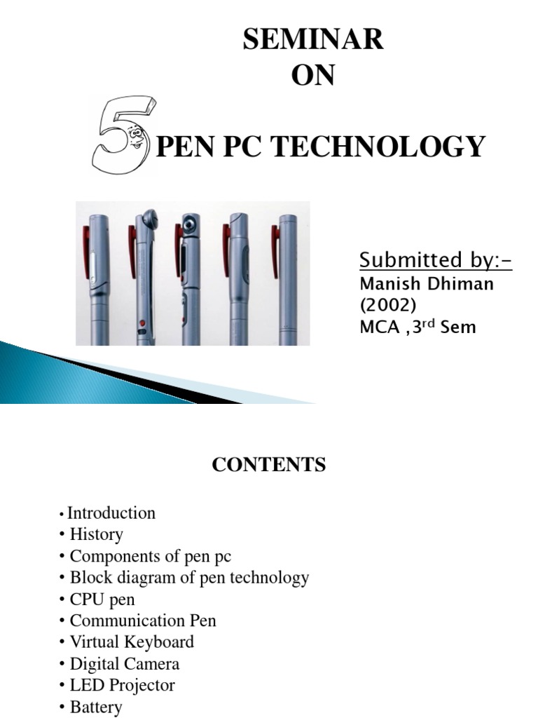 5 Pen PC Technology | PDF | Personal Computers | Computer Keyboard