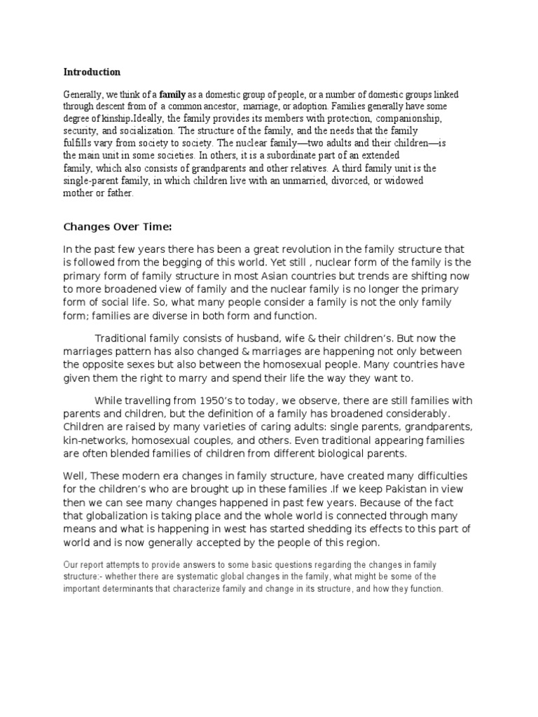 Family Structure | Download Free PDF | Family | Marriage