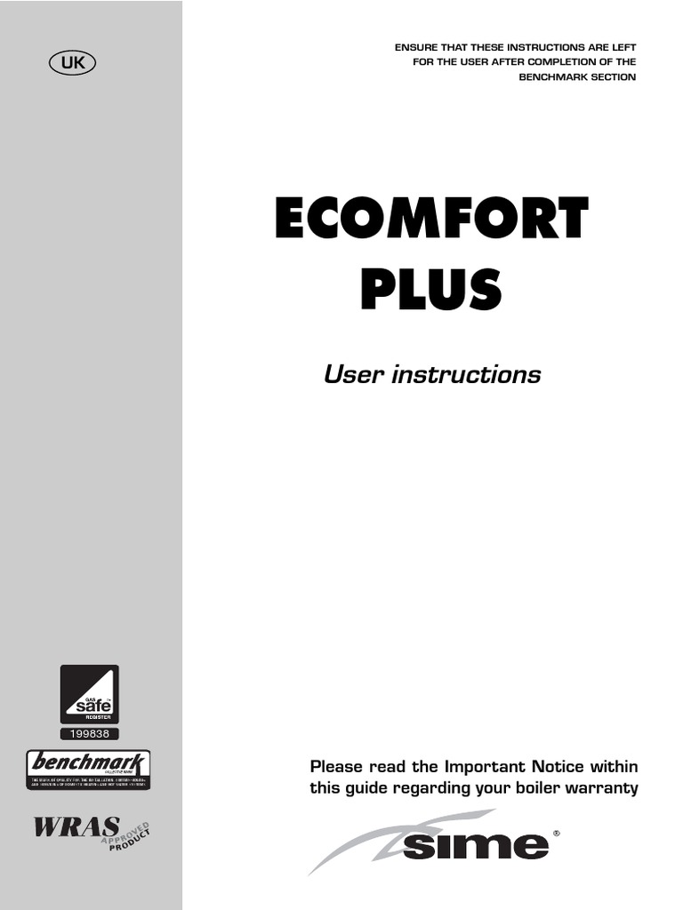 E-COMFORT PLUS Manual de Utilizare | PDF | Water Heating | Thermostat