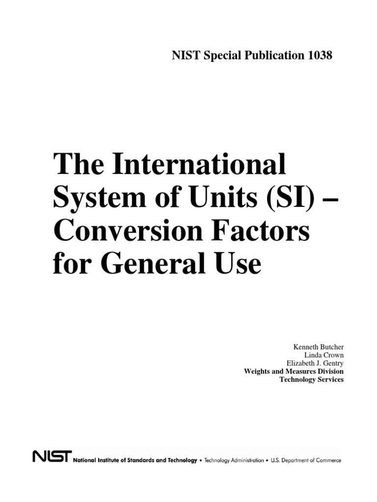 SI Conversion Guide | PDF