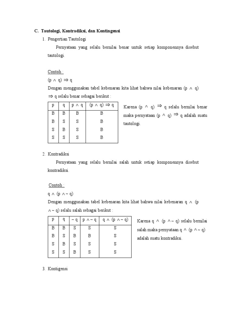 Tautologi, PDF | PDF