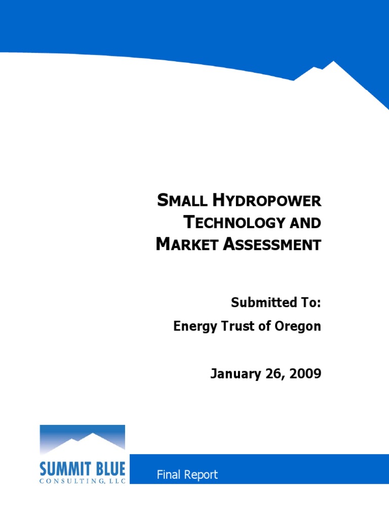 Small Hydropower PDF | PDF | Turbine | Water Resources