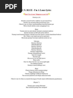 I.O.U. (English Translation) - NCT U Genius Lyrics | PDF | Song Structure