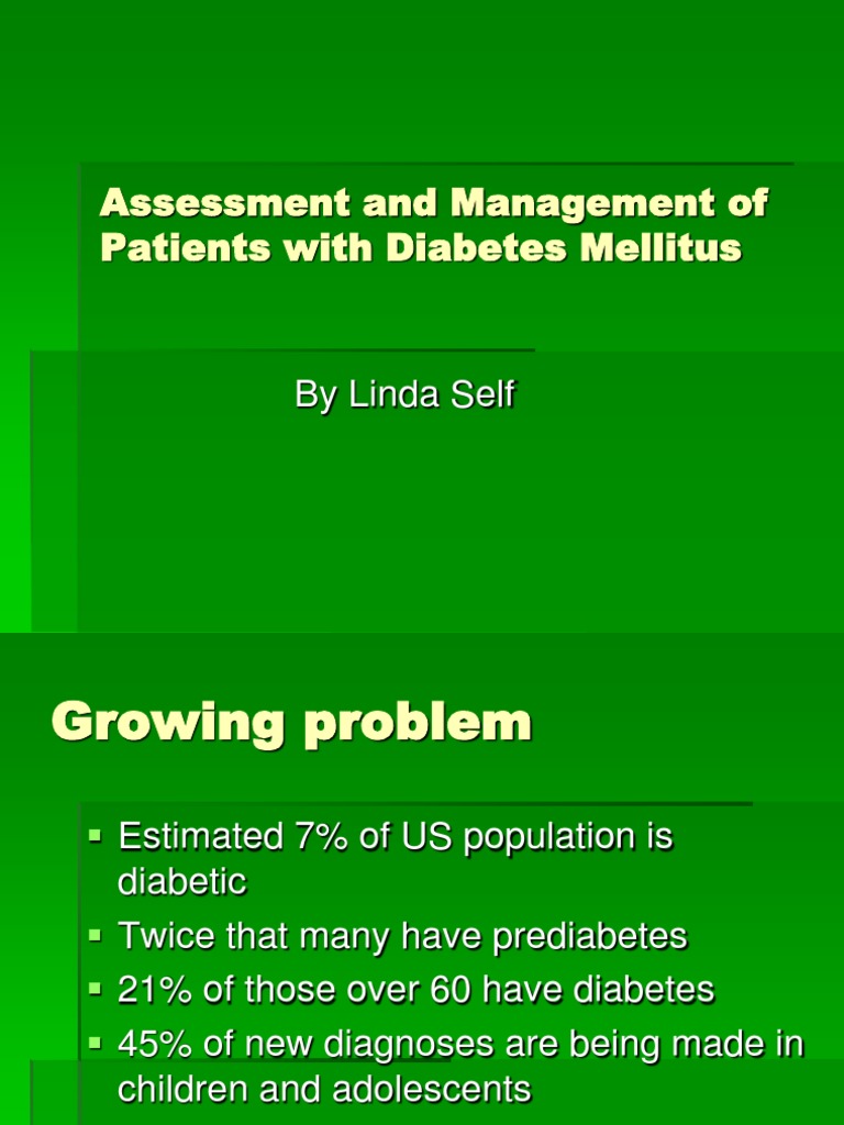 Diabetes Management and Assessment Guide | PDF