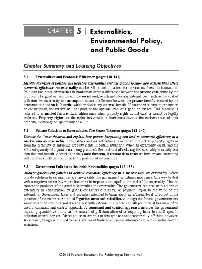 Chap 05 PDF | PDF | Externality | Public Good