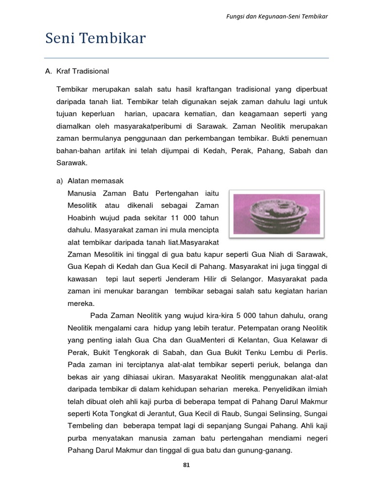 02 FUNGSI Seni Tembikar | PDF