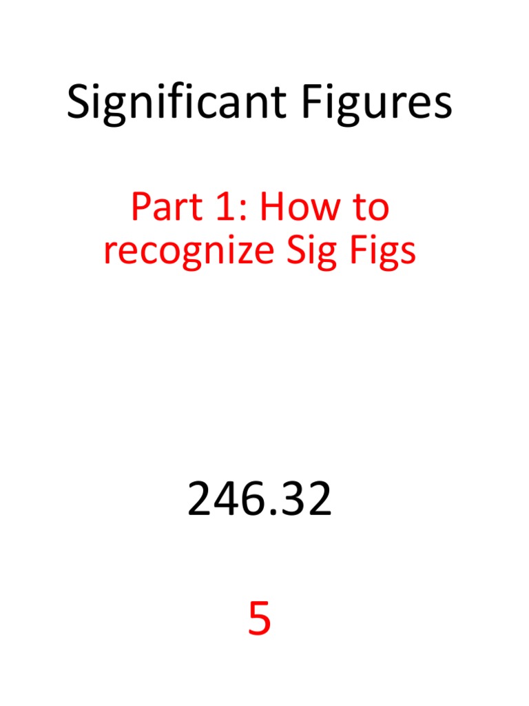 Significant Figures Practice Powerpoint | PDF