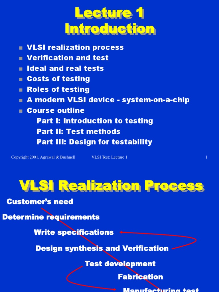 Vlsi Test Process & Ecconomics | PDF | Integrated Circuit | Engineering