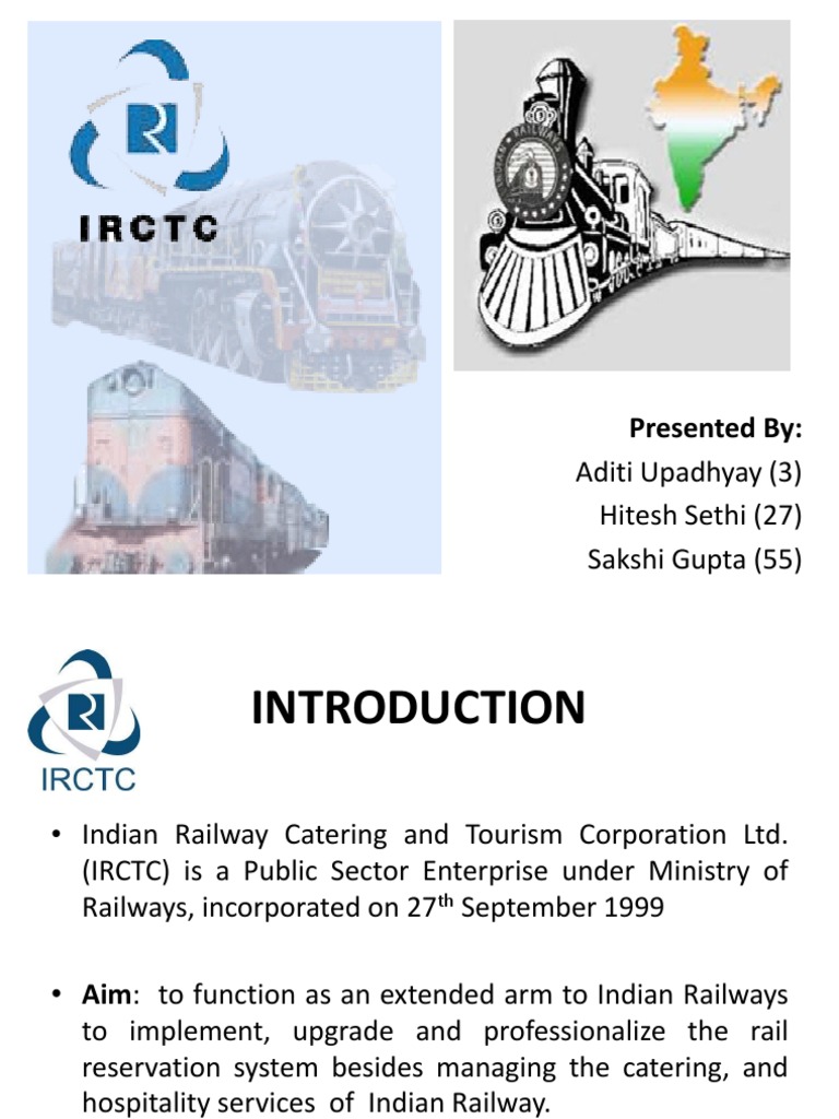 IRCTC: Enhancing Railway Services | PDF | Service Industries | Business