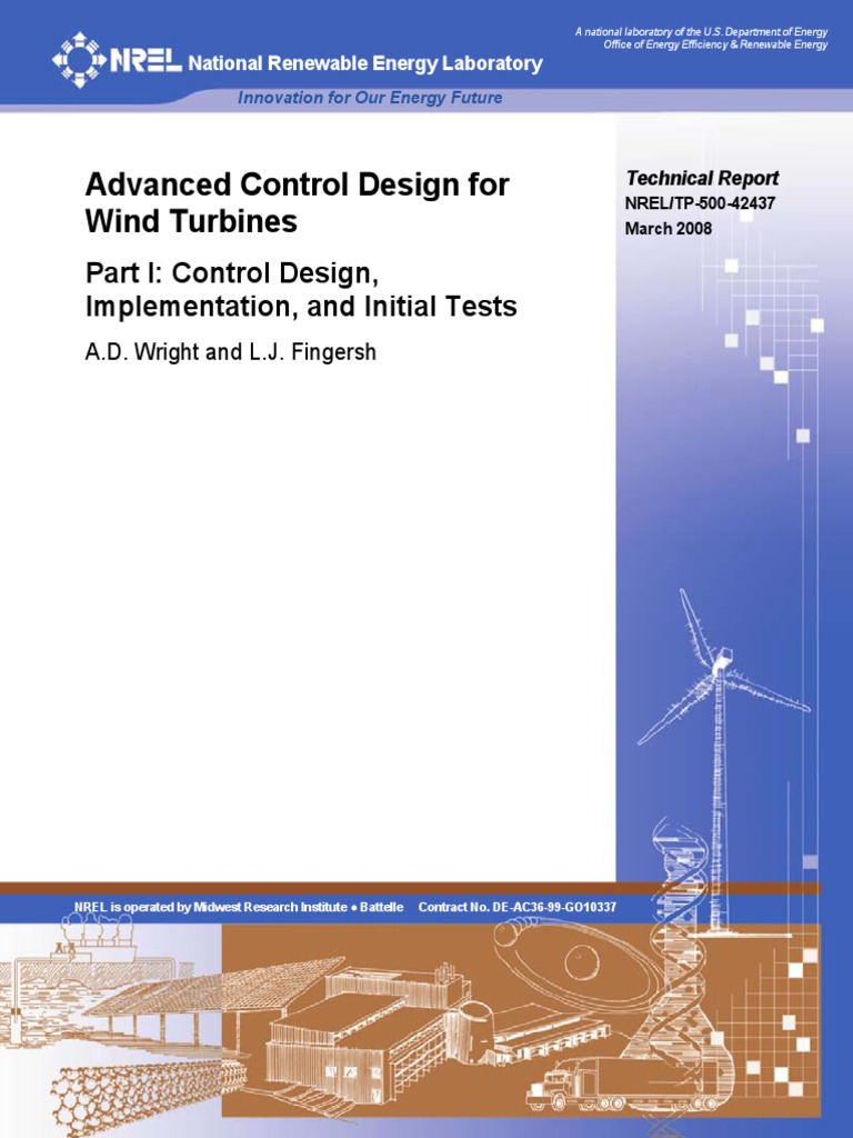 Advanced Control Design For Wind Turbines, Part I Control Design ...