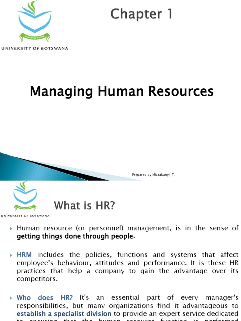HR Session 1 | PDF | Human Resource Management | Employment