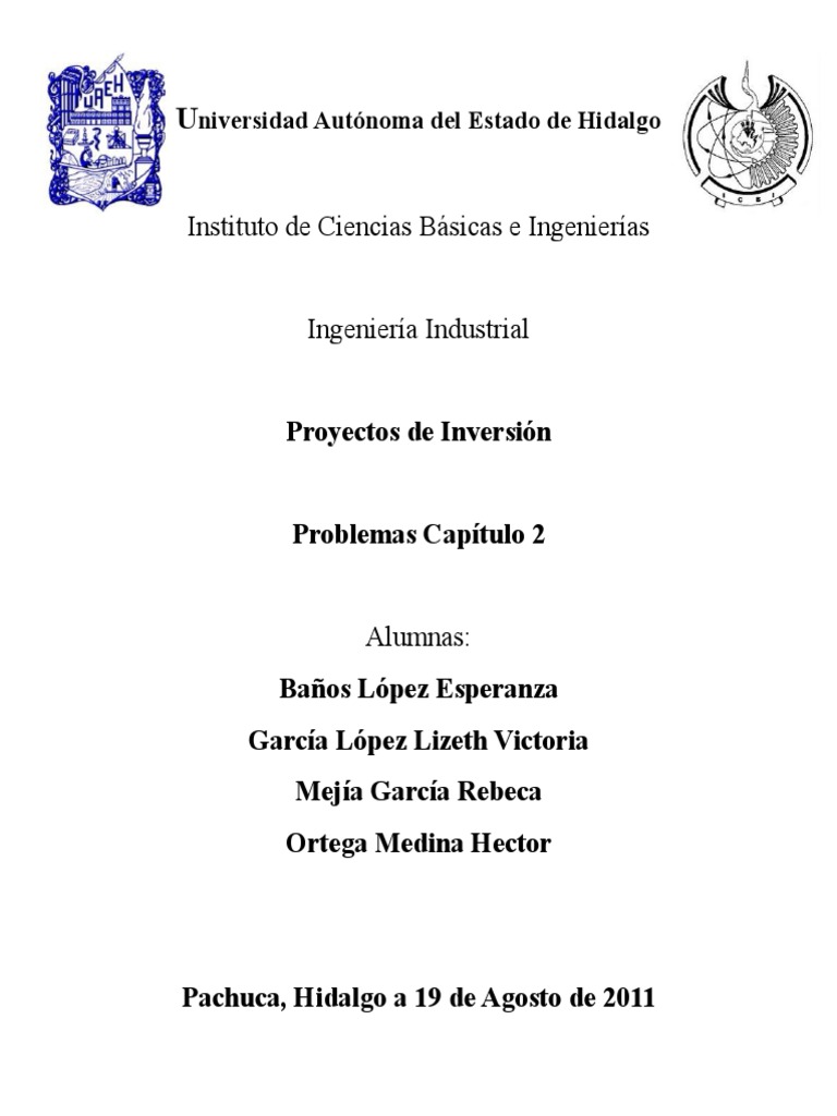 Capitulo 2 Ejercicios | PDF