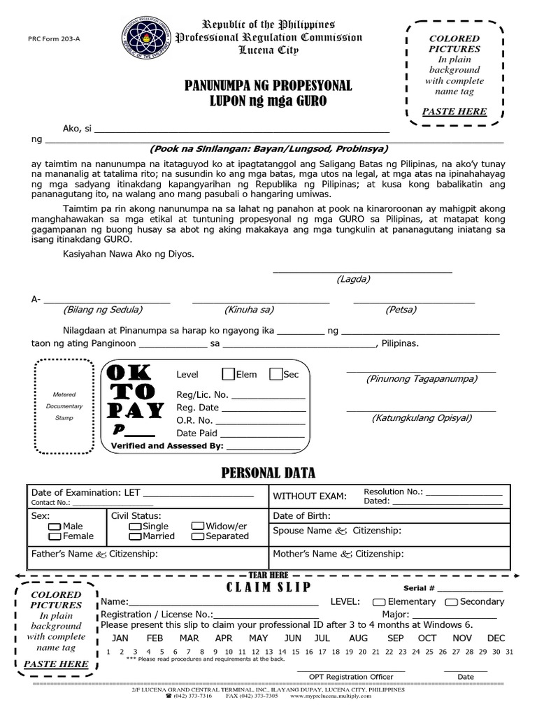 Teachers Oath Form 5555 PDF | PDF