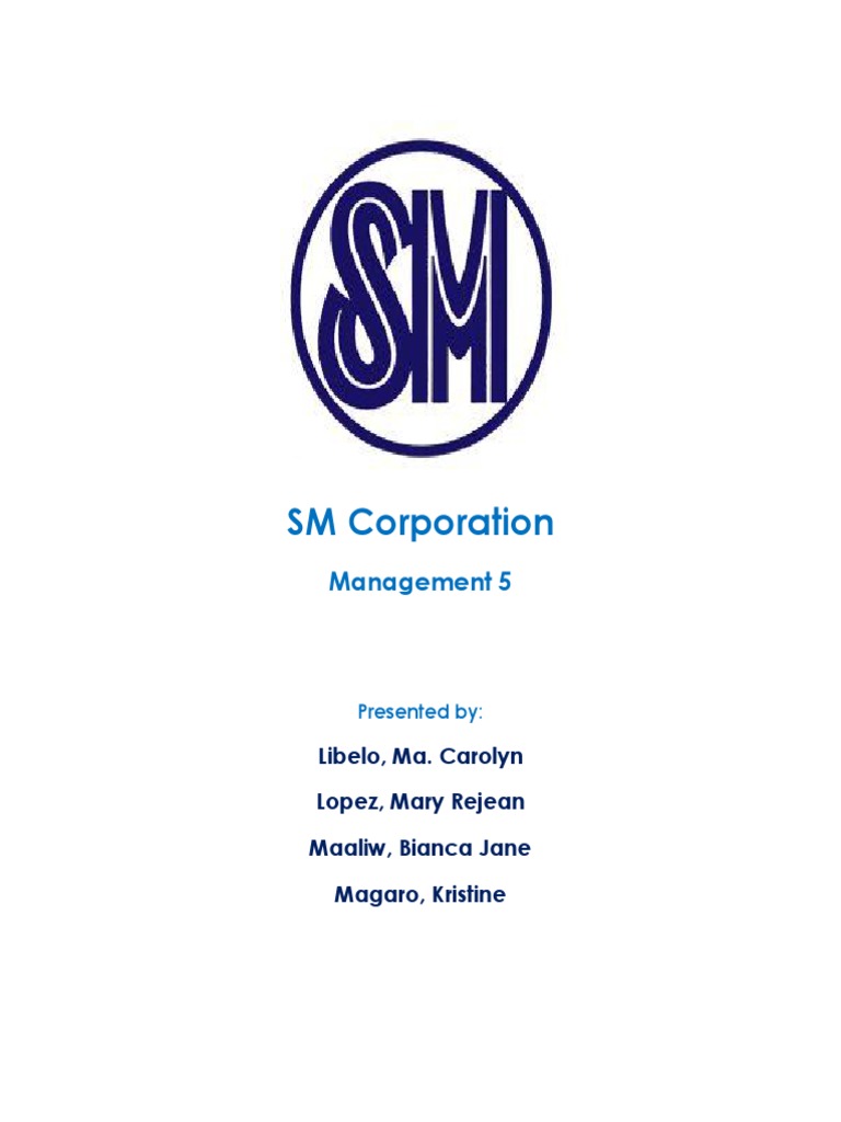 SM Corporation Management Overview | PDF