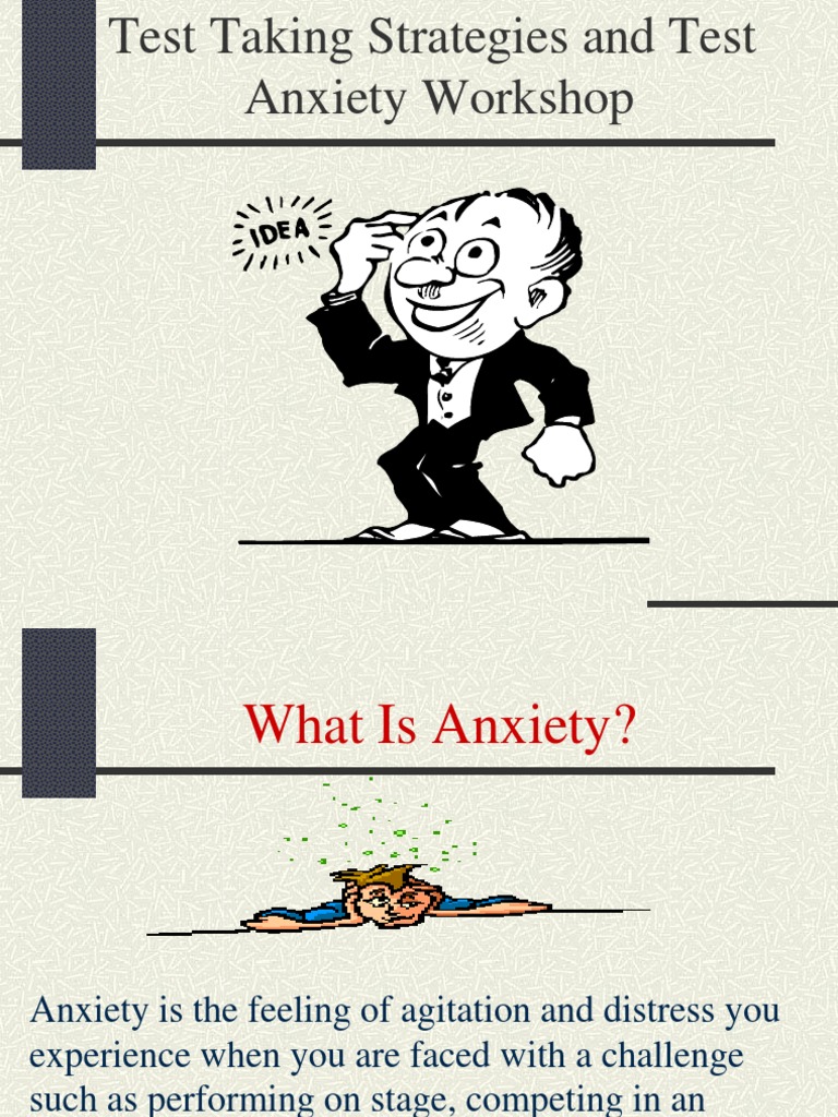 Managing Test Anxiety Strategies | PDF | Anxiety | Question