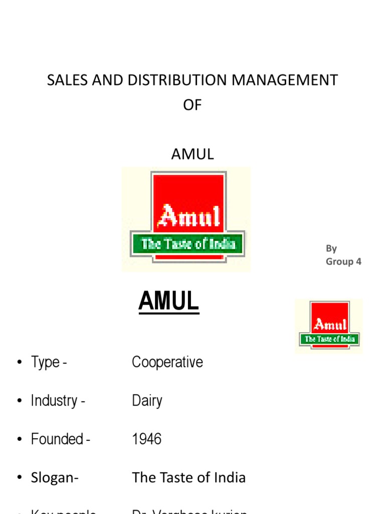 Sales and Distribution of Amul | PDF | Milk | Employment