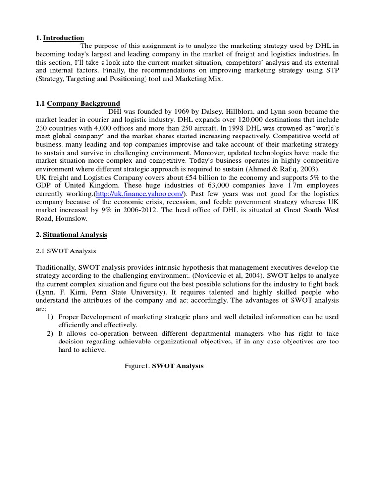 Marketing Assignment | PDF | Strategic Management | Swot Analysis