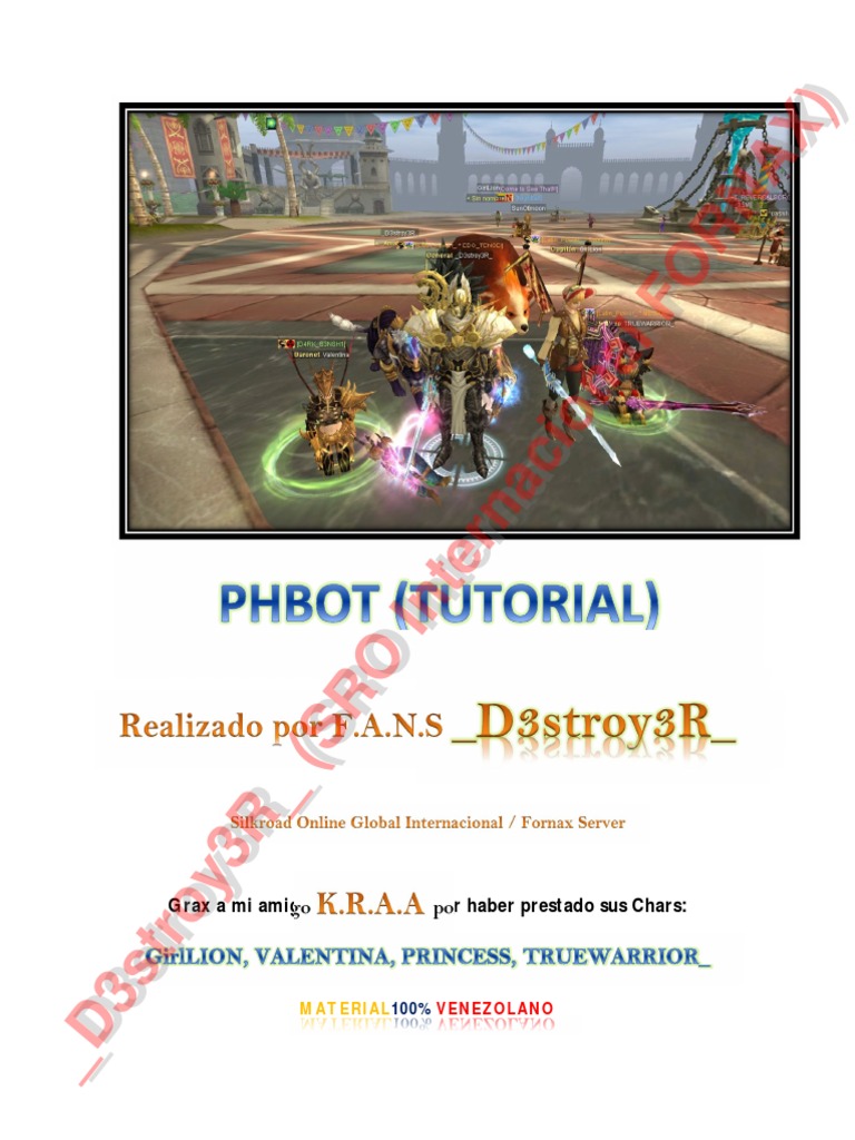 Tutorial Phbot - D3stroy3r - Fornax Server | PDF | Internet Bot ...