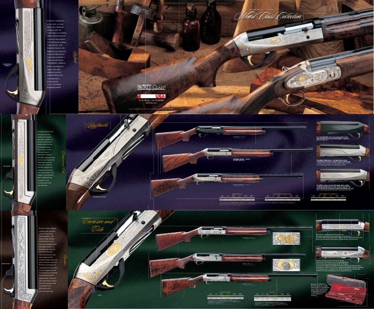 2008 Benelli World Class Catalog | PDF | Shotgun | Engraving