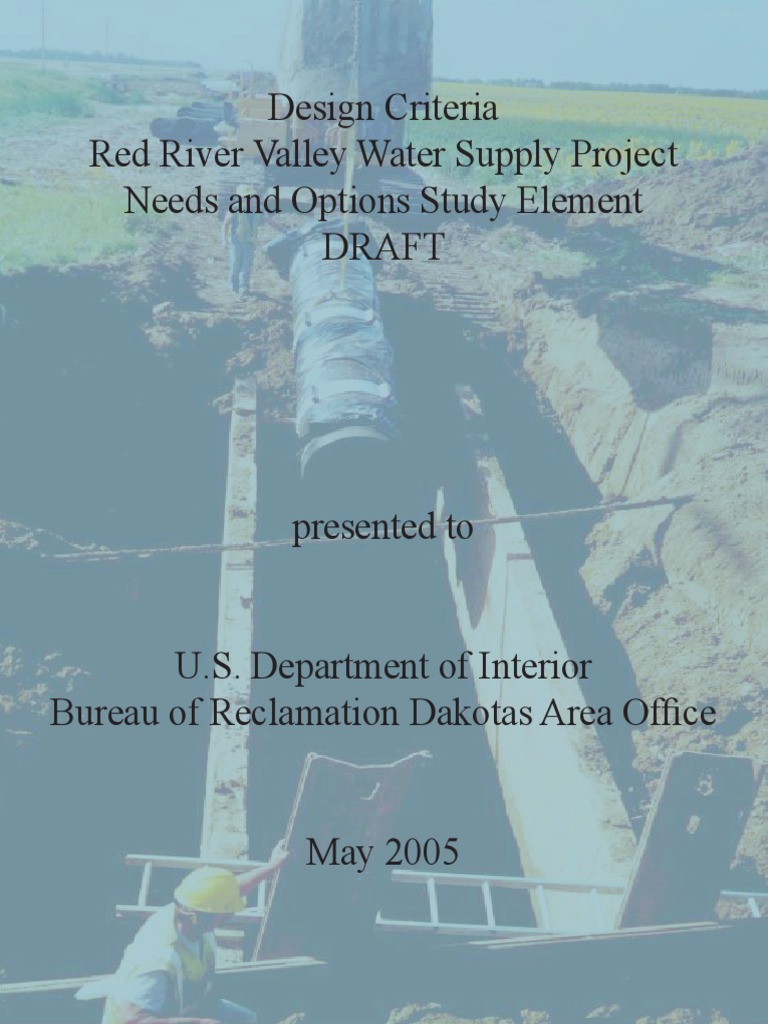 Design Criteria For Water Supply Project | PDF | Pipe (Fluid Conveyance ...