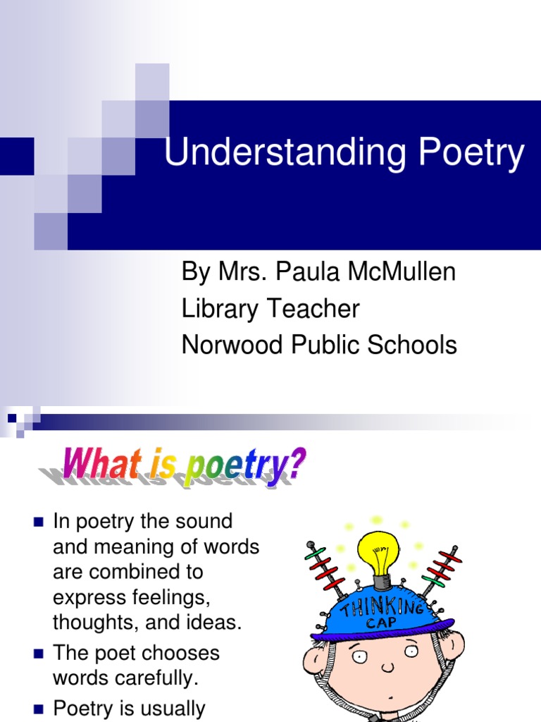 Understanding Poetry | PDF | Rhyme | Limerick (Poetry)