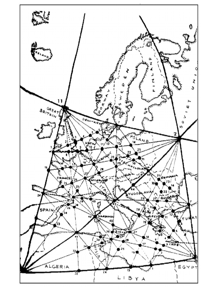 Europe Grid Ley Lines Map PDF | PDF